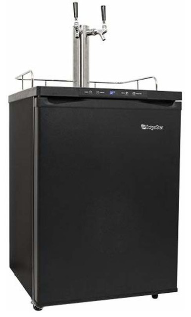EdgeStar KC3000TWIN 24"W Freestanding Double Tap Kegerator ...