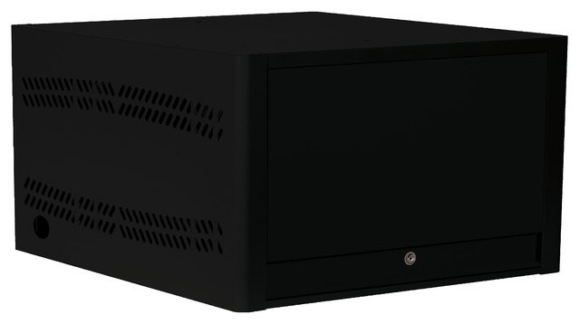 Laptop Depot With 10 Capacity Unit - Contemporary - Storage Bins And ...