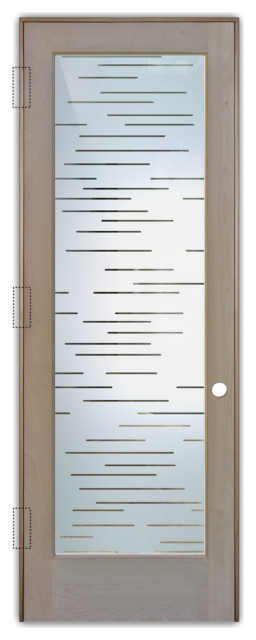 Interior Prehung Door or Interior Slab Door - Finer Lines - Primed - 28 ...