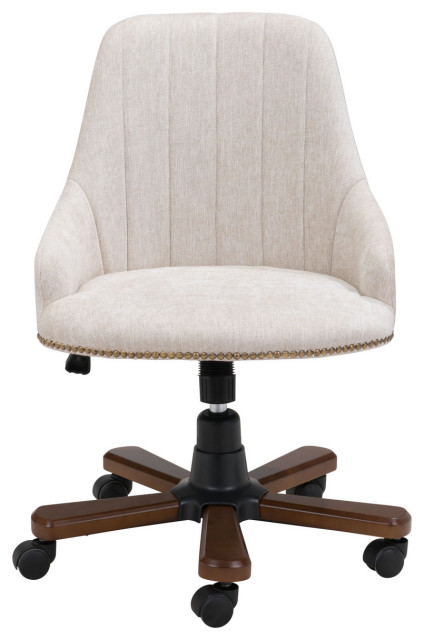 Gables Office Chair Off White - Transitional - Office Chairs - by ...