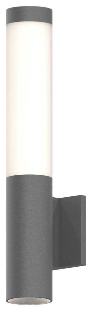 Inside Out Round Column LED Sconce - Transitional - Outdoor Wall Lights ...