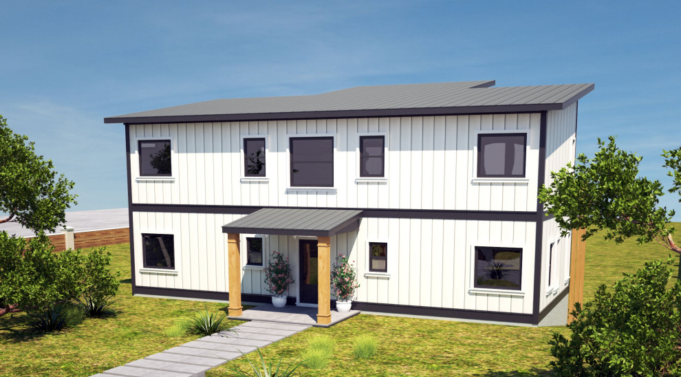 Ideas to improve plain front of house | Houzz Forum