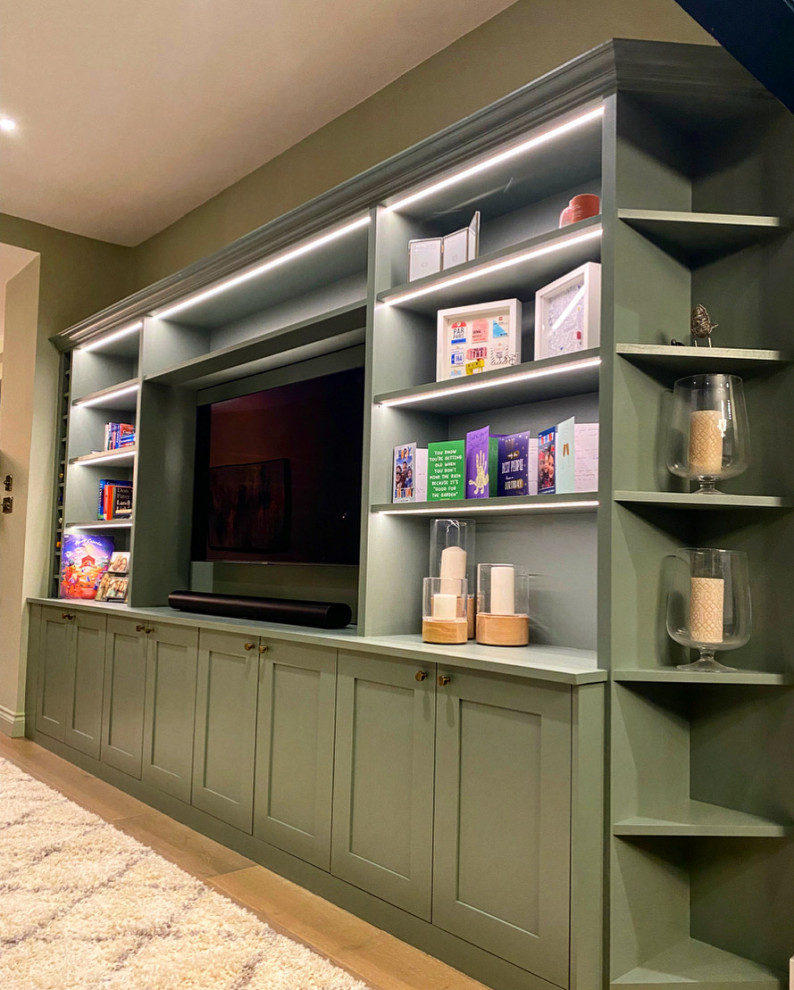 Media Unit With Wine Rack - Traditional - Living Room - London - by A ...
