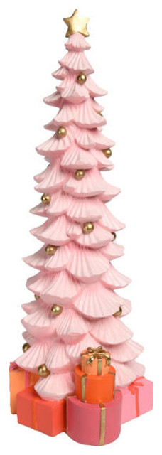 December Diamonds Pink Christmas - Pink Tree With Gifts. - Contemporary ...