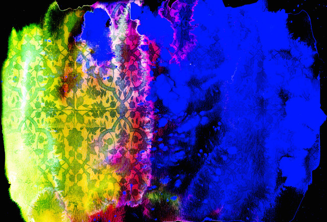 "Color Burn" Artwork, 18"x12" - Contemporary - Prints And Posters - by ...