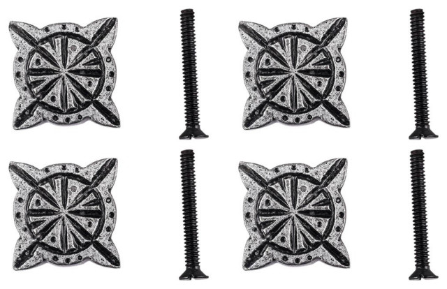 Iron Cabinet Knob Pewter Finish Target Design Cabinet Hardware Pack of ...
