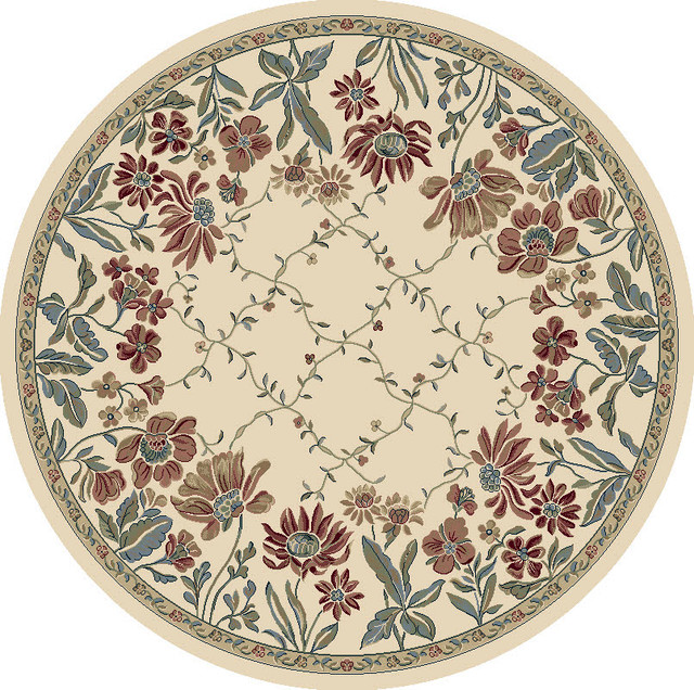Ancient Garden Rug, 5'3" x 5'3" - Contemporary - Area Rugs - by ...