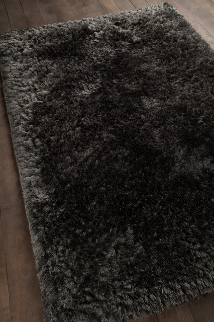Giulia Handwoven Contemporary Shag Rug, 7'9x10'6 - Contemporary - Area ...