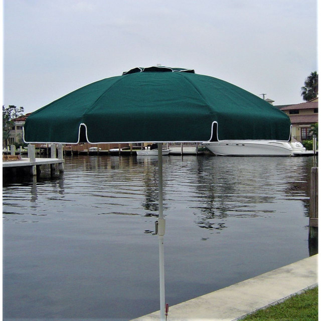 Bal Harbor 6 Rib .500 9' Hexagon Standard Umbrella, Storm Gray ...