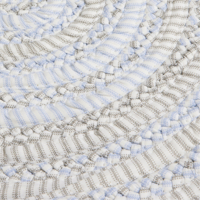 Bella Nursery Rug, Blue Gray 4'x6' - Contemporary - Kids Rugs - by ...