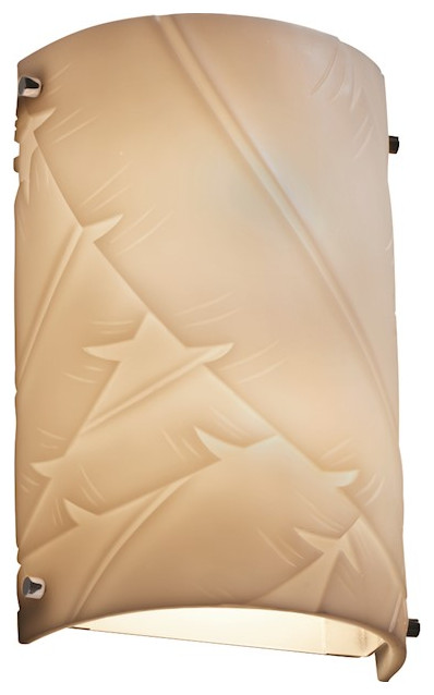 Justice Designs Porcelina Finials Cylinder-Outdoor - Polished Chrome ...