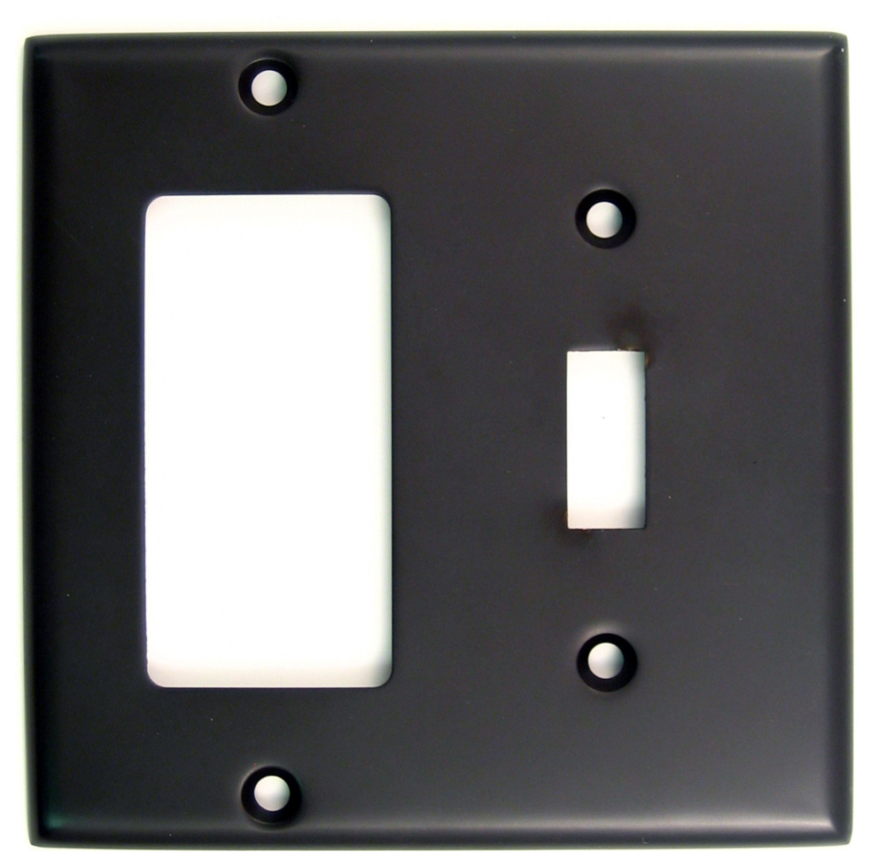 Double Rocker/Switch Plate - Contemporary - Switch Plates And Outlet ...