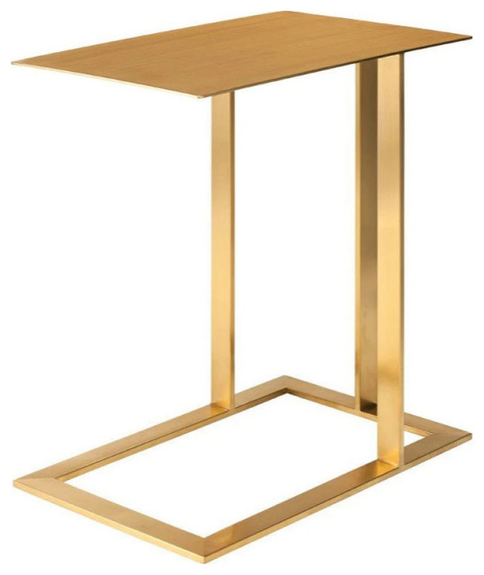 Miriam Gold End Table - Contemporary - Side Tables And End Tables - by ...