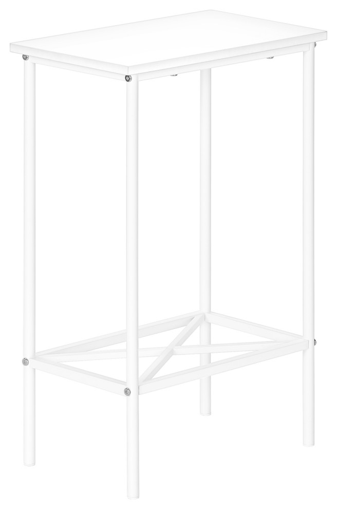 2-Tier Accent Table, White - Contemporary - Side Tables And End Tables ...