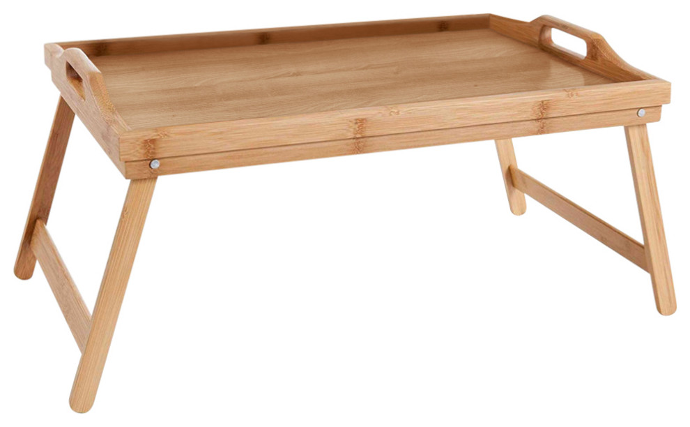 Nelly Bamboo Bed Tray Table - Transitional - Tv Trays - by CozyStreet ...