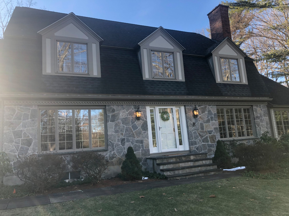 Window Boxes Under Dormer Windows