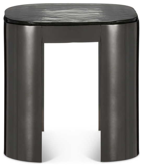 Sev Graphite Accent Table - Transitional - Side Tables And End Tables ...