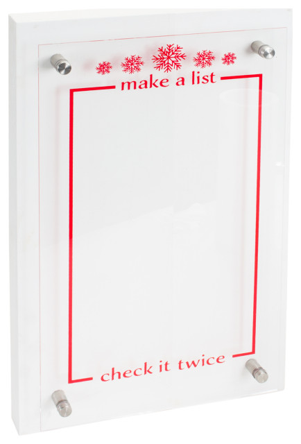 Make A List and Check It Twice Sign - Contemporary - Novelty Signs - by ...