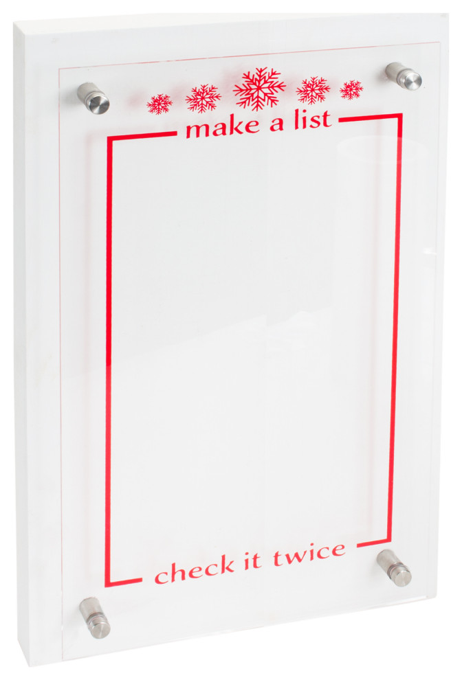 Make A List and Check It Twice Sign - Contemporary - Novelty Signs - by ...