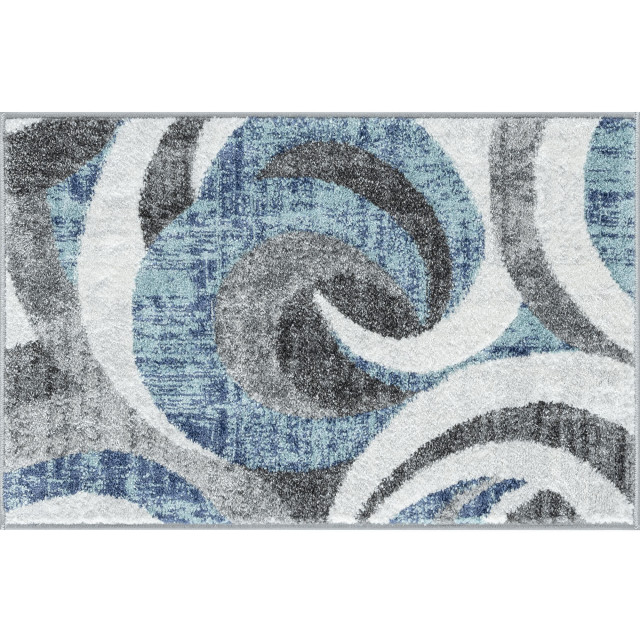 Jeremiah Contemporary Abstract Area Rug, 2'x3' - Contemporary ...