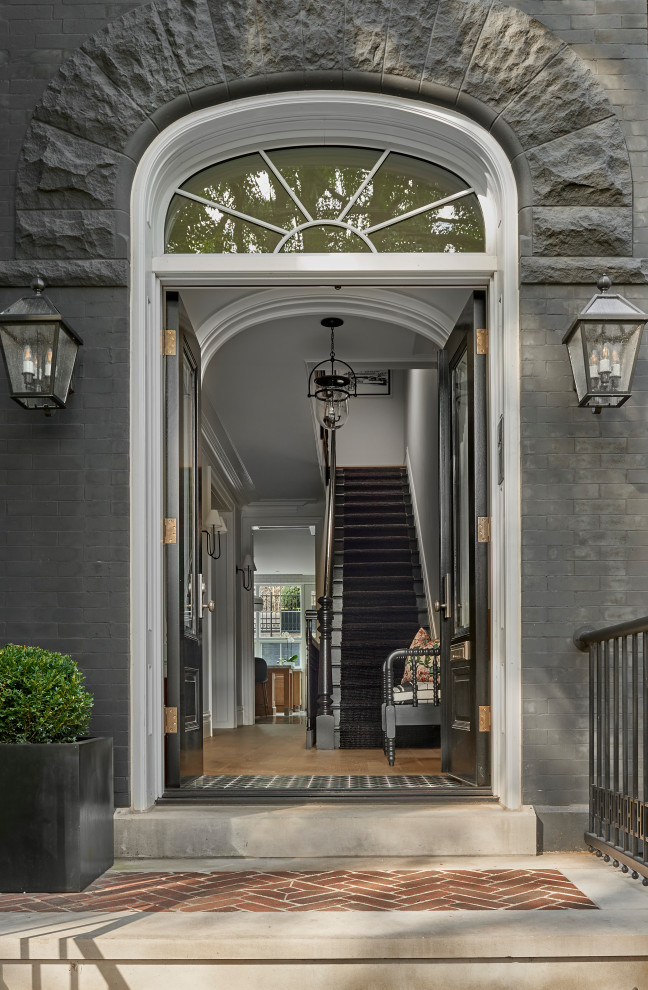 Victorian Reimagined in Color - Transitional - Entry - Chicago - by ...
