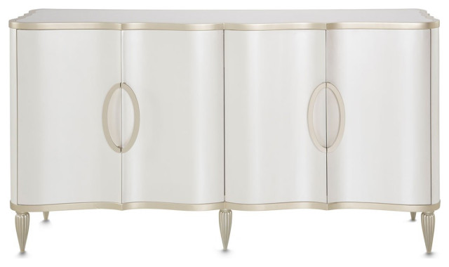 Aico Amini London Place Sideboard in Creamy Pearl - Traditional ...