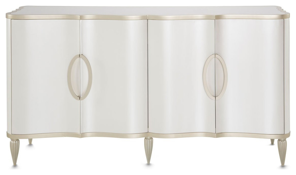 Aico Amini London Place Sideboard in Creamy Pearl - Traditional ...