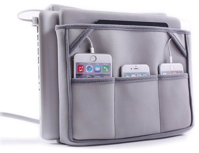 Bedside Charging Caddy and Organizer - Contemporary - Charging Stations ...