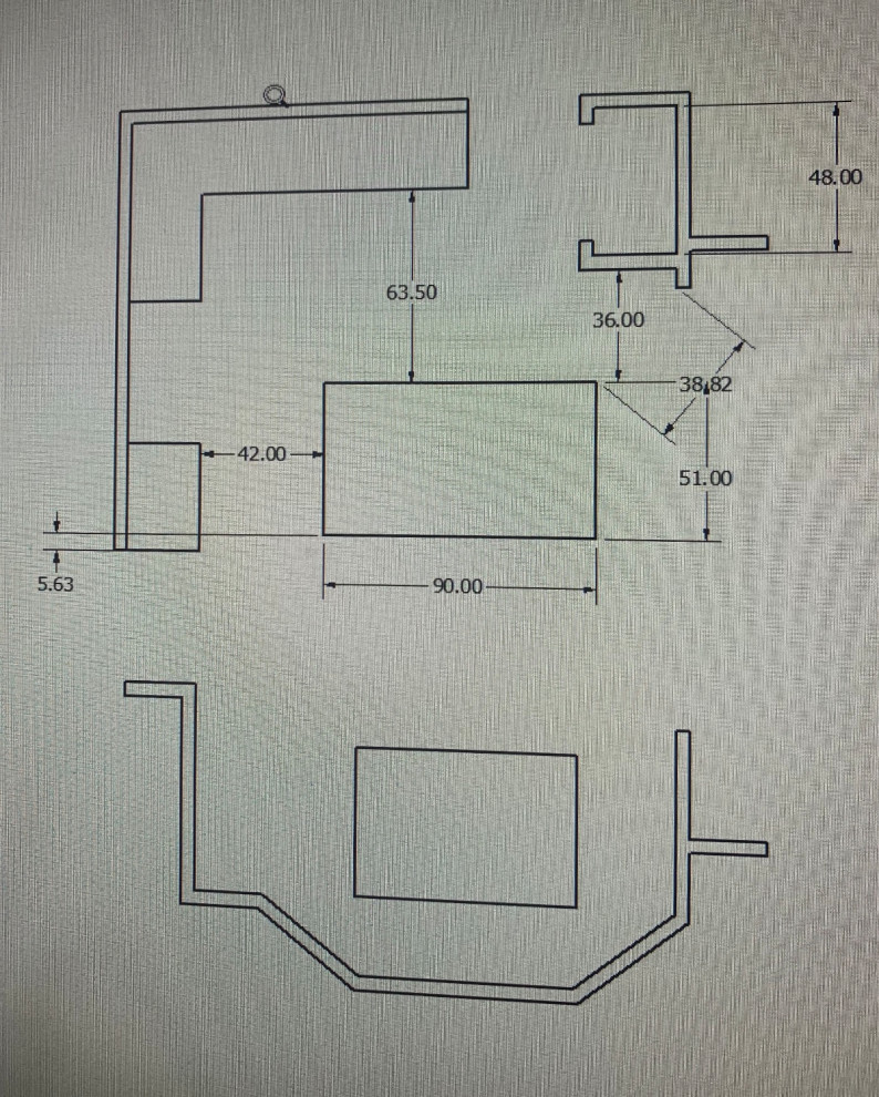 kitchen design/spacing