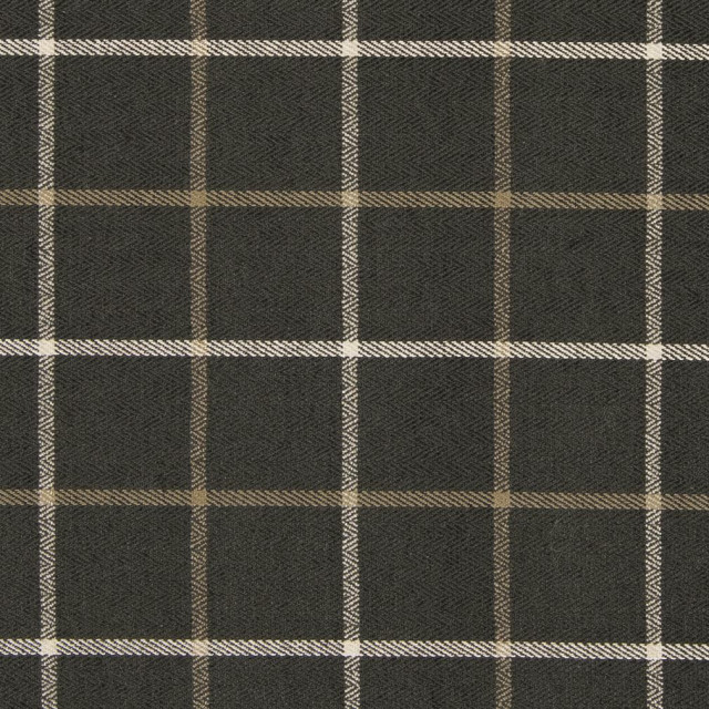 Grey Plaid woven Upholstery Fabric by the Yard, By The Yard 54" Wide ...