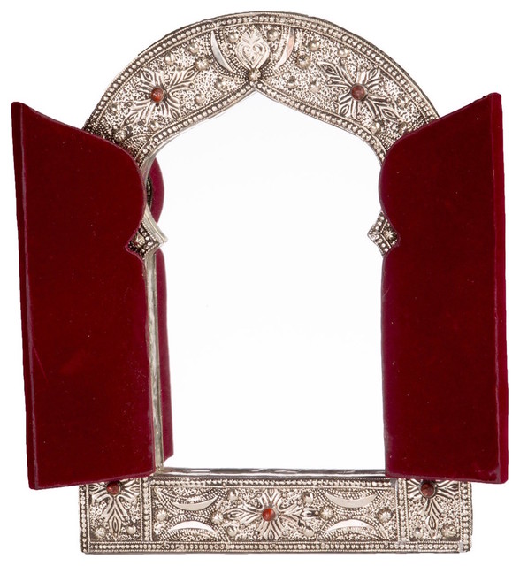 13" Keyhole Arch Moon Mirror - Mediterranean - Wall Mirrors - by ...