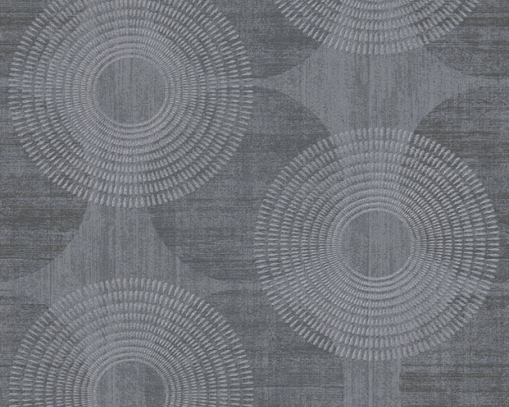 Textured Wallpaper Geometric Featuring Circles Structure, 378326, One ...
