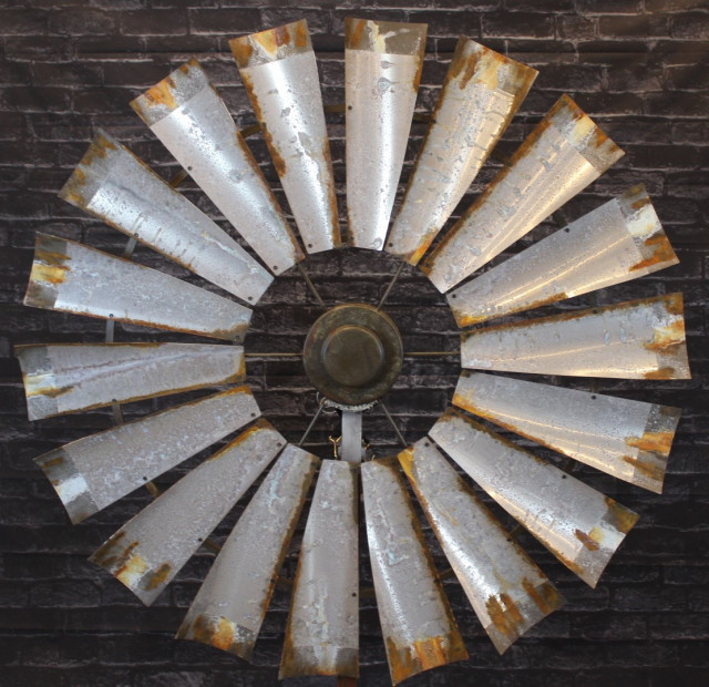 52 Inch Cattleman Windmill Ceiling Fan | The Patriot Fan - Farmhouse ...