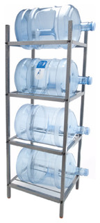 Goldwell Designs 4-Step Bottle Rack - Contemporary - Food Storage ...