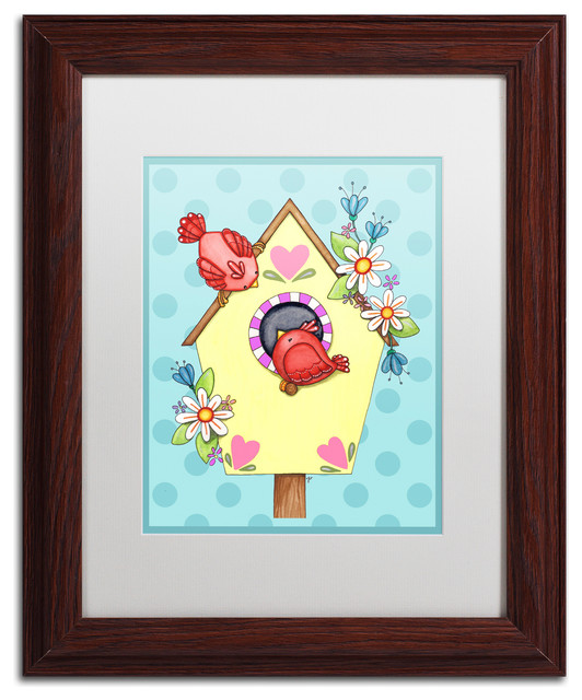 Jennifer Nilsson 'Home Tweet Home' Art, 14"x11" - Traditional - Kids ...