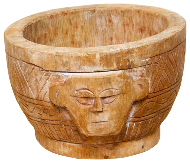 Rustic Naga Offering Bowl - Southwestern - Decorative Bowls - by De-cor ...
