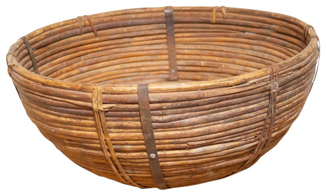 Oversize West Bengal Basket-Mirik - Tropical - Baskets - by De-cor | Houzz