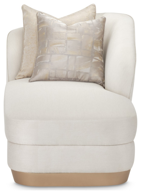 La Rachelle Chaise - Icicle/Champagne - Contemporary - Indoor Chaise ...