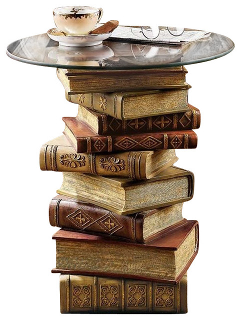 Power of Books Side Table - Eclectic - Side Tables And End Tables - by ...