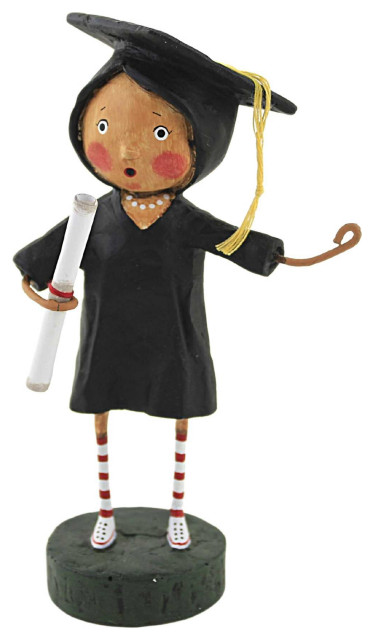 Lori Mitchell Gracie Graduate Polyresin Graduation Cap Gown 11125, 5.75 ...