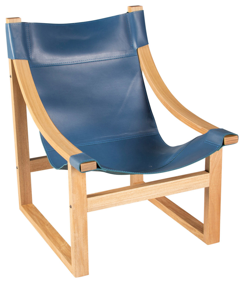 Lima Leather Sling Chair - Contemporary - Armchairs And Accent Chairs ...