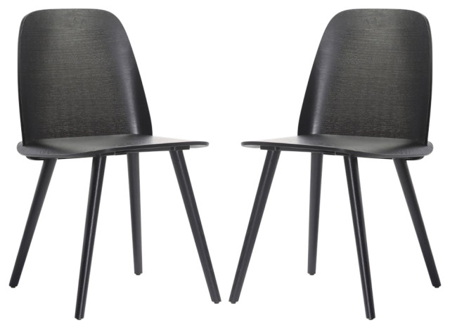 Elite Living Noma Modern, Set of 2, Wooden Dining Side Chair ...