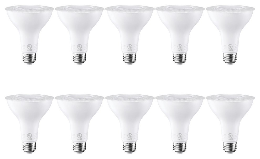 TORCHSTAR 10-Pack Dimmable PAR30 LED Long Neck Light Bulb - Modern ...