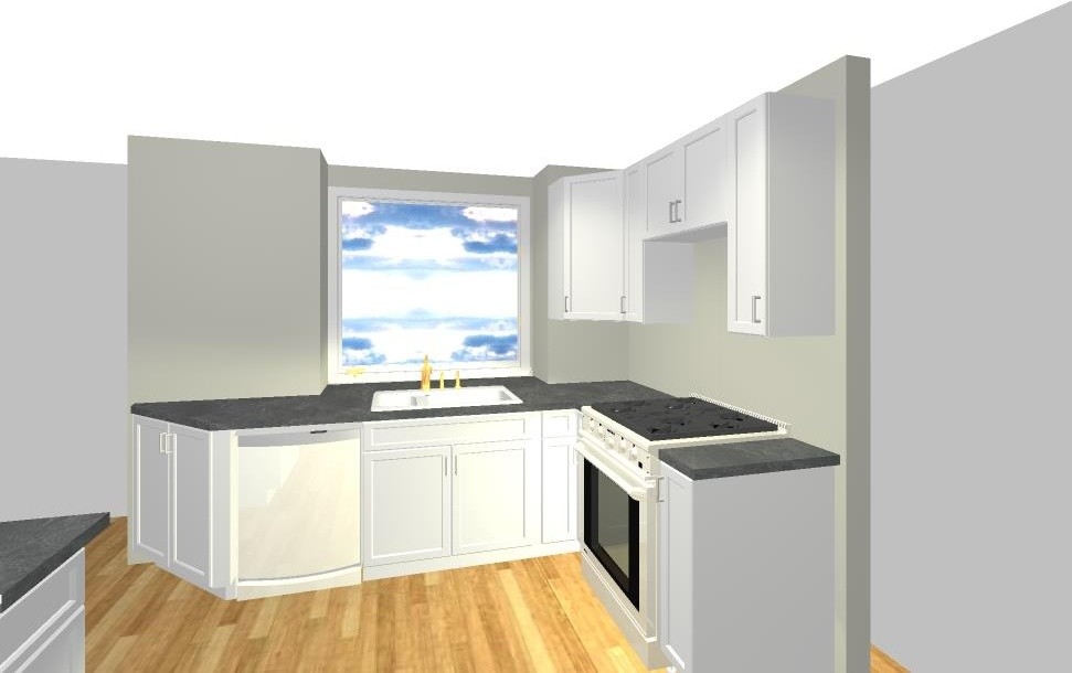 Is an angled counter weird or a good use of space?