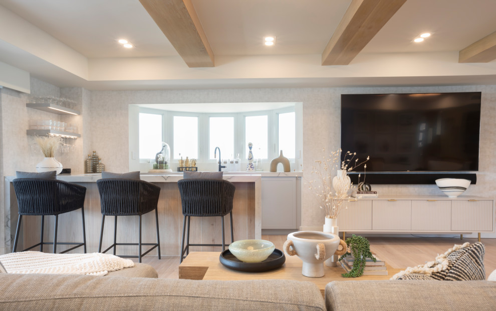 Contemporary Coastal Florida Keys Home - Beach Style - Home Bar - Miami ...