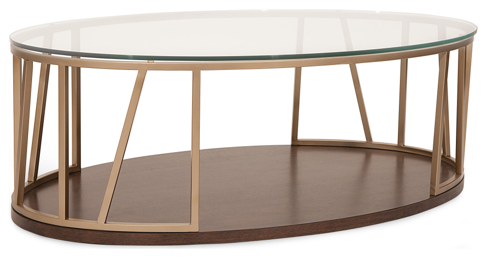 Palliser Furniture, Alina Cocktail Table, Oval - Contemporary - Coffee ...