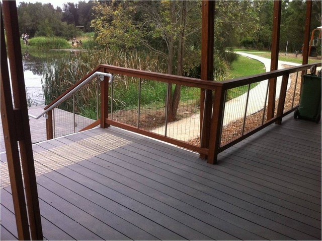 Outdoor Wooden Balustrade - Rustic - Sydney - by Sentrel Balustrades ...
