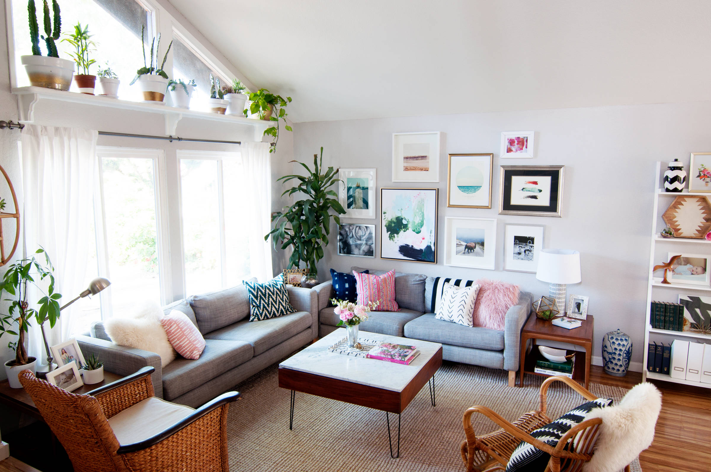 Fixer Upper Living Room Coffee Table Decor
