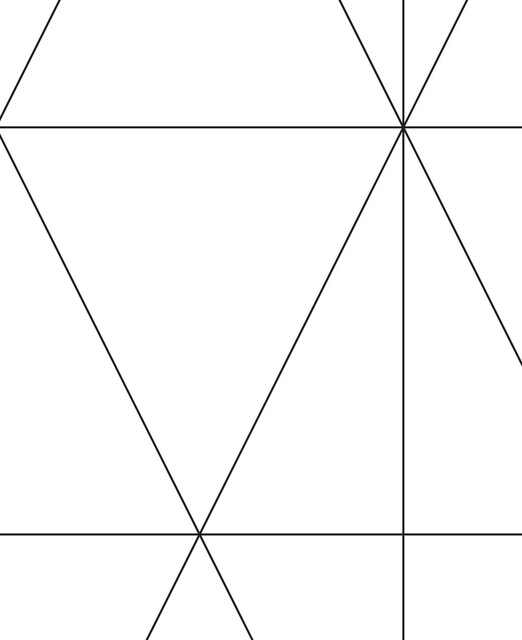 Diamond Lines Peel and Stick Vinyl Wallpaper, 24"w X 60"h ...