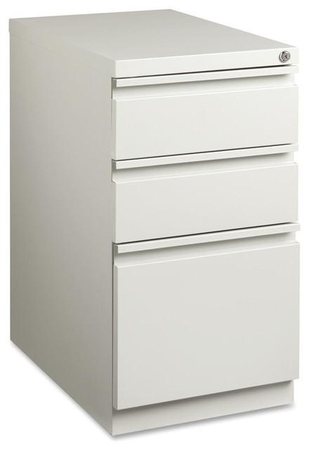 Lorell Mobile File Pedestal, 15"x22.9"x27.8", Letter, Light Gray, 15 ...